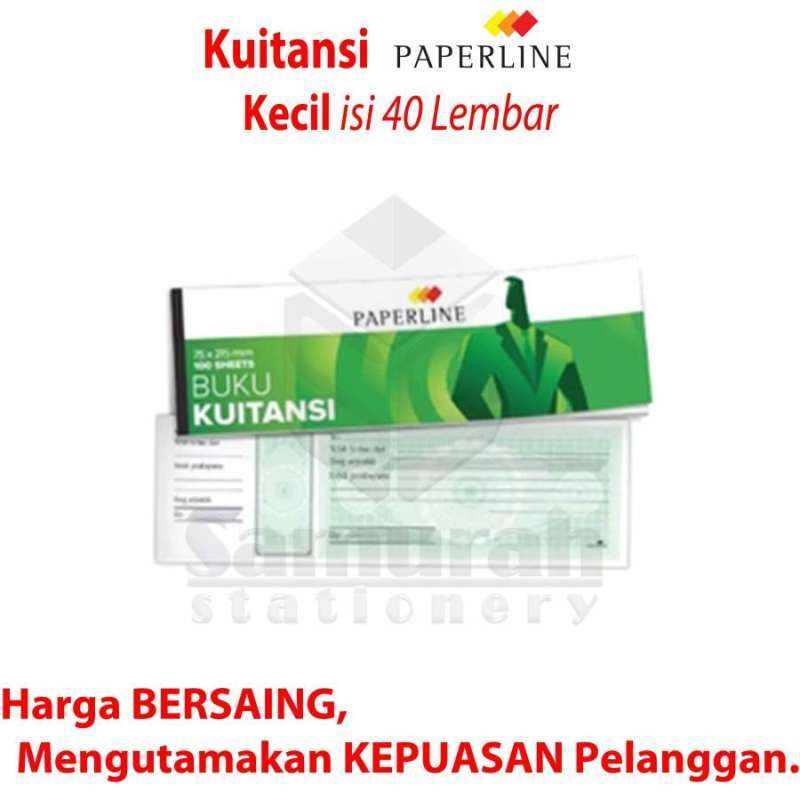 Jual Buku Kuitansi Paperline Kecil Isi 40 Lembar / Kwitansi Kt 40 M Mini Di Seller Samurah ...