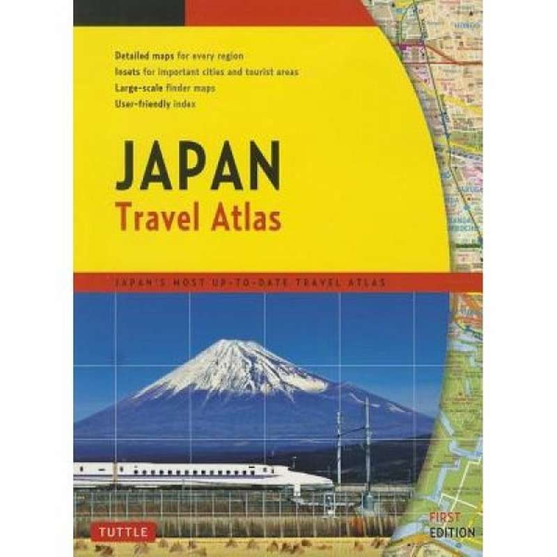 Promo Original Japan Travel Atlas - 9784805309667 Buku Tourism Map Book ...