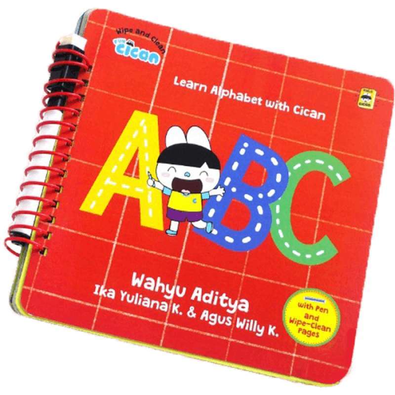 Promo Original WIPE AND CLEAN: LEARN ALPHABET WITH CICAN ABC (BOARDBOOK ...