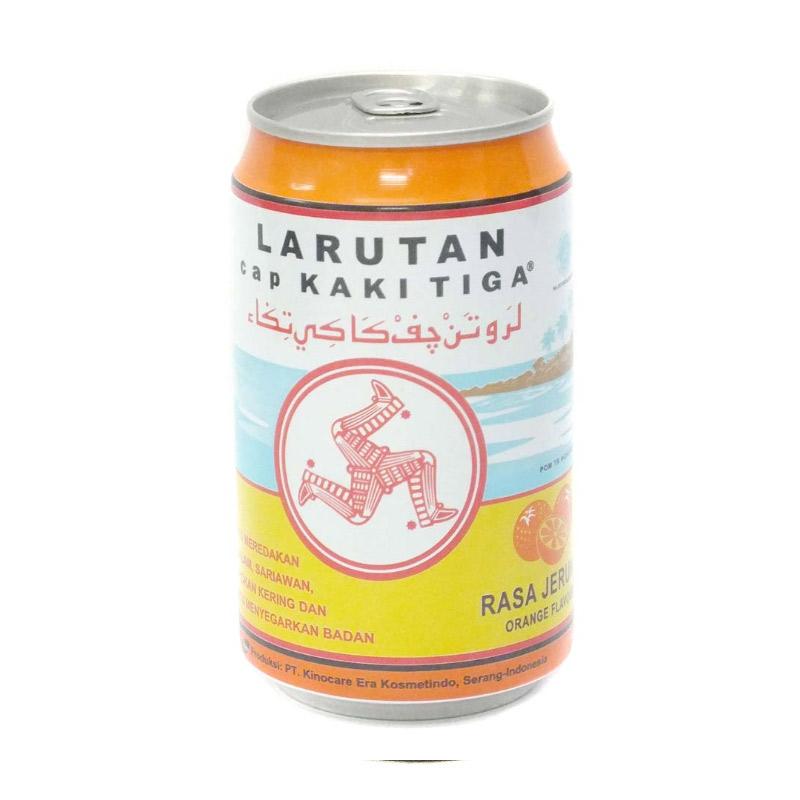 Jual Cap Kaki Tiga Orange Larutan Penyegar [320 mL/ 24 Kaleng] di ...
