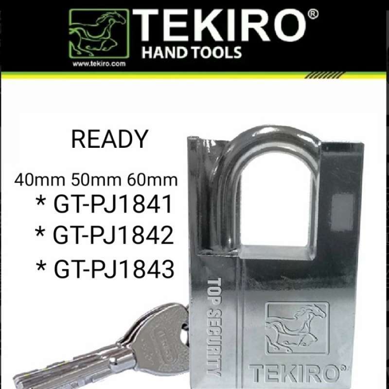 Jual Gembok Jaket Jacket Tekiro 40Mm 50Mm 60Mm Anti Gunting Maling ...