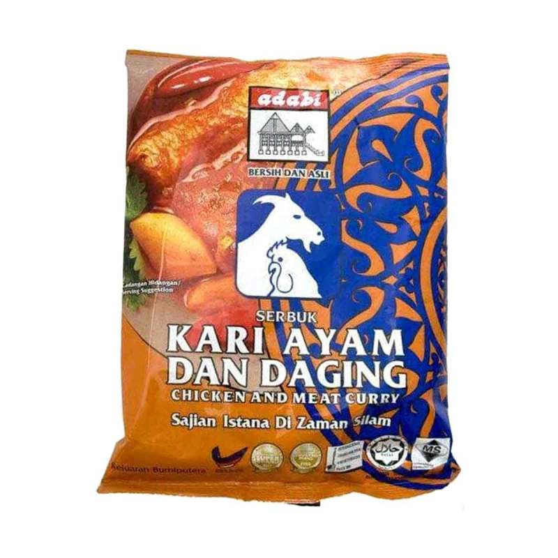 Jual ADABI Bumbu Kari Ayam & Daging [250 g/ Sachet] di Seller Swalayan ...
