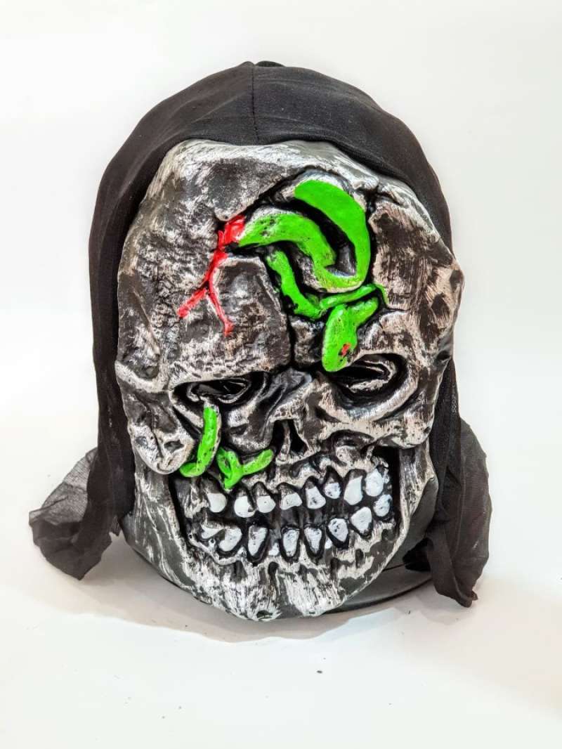 Jual TOPENG KARET ULAR TOPENG HANTU TOPENG HALLOWEEN TOPENG SETAN ...