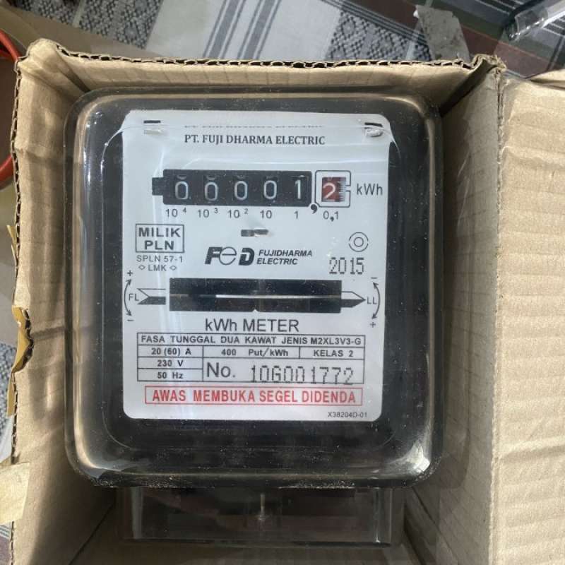 Jual Kwh Meter Analog 1 Phase 5(20)a Fuji Dharma Standard Pln Class 2 Di Seller Berkah_ Shop ...
