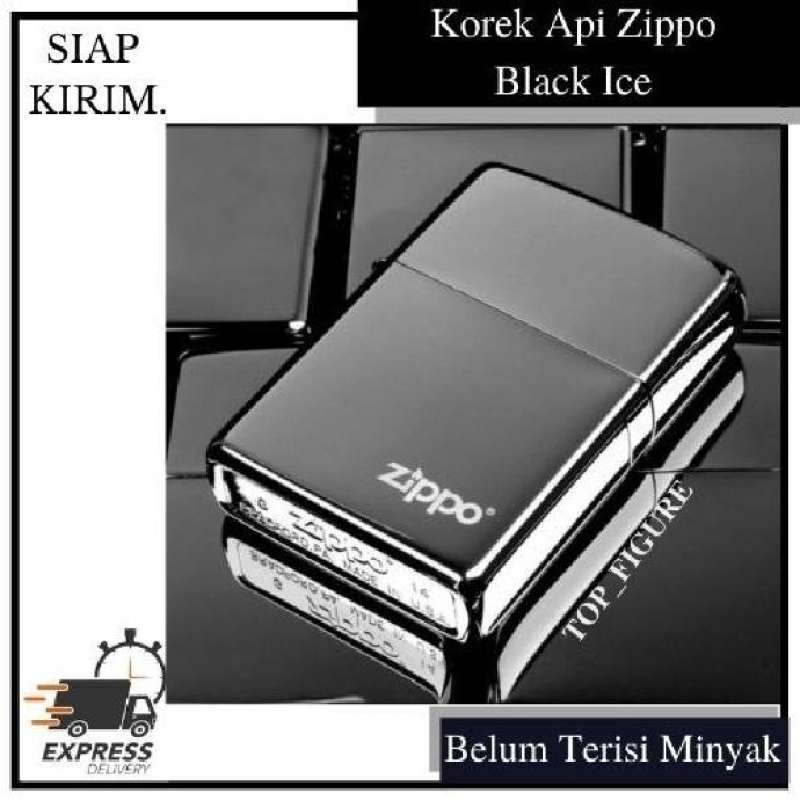 Jual Korek Api Zippo Black Ice//zippo Classic/zippo Unik Di Seller ...