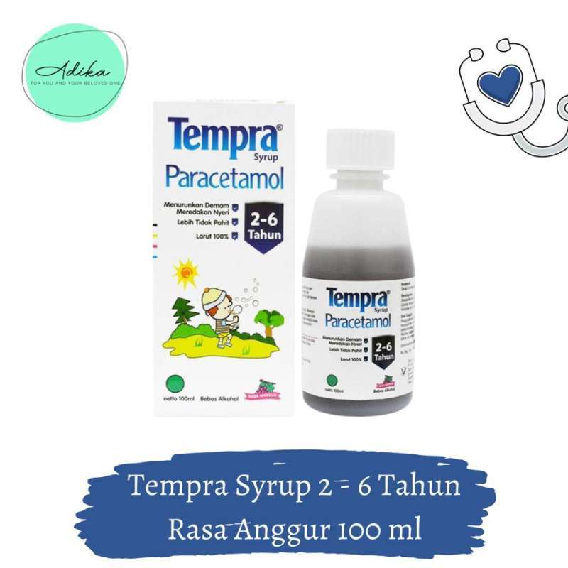 Jual Tempra Syrup Rasa Anggur 100 ml di Seller Mitra Adika - Cimuning ...