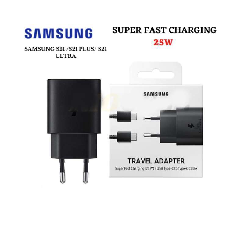 Promo Charger Samsung Galaxy S21/S21 Plus /S21 Ultra 25Watt Original ...