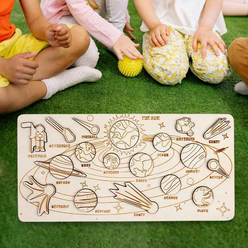 Jual Solar System Board Game Eight Planets School Project Material Kids ...