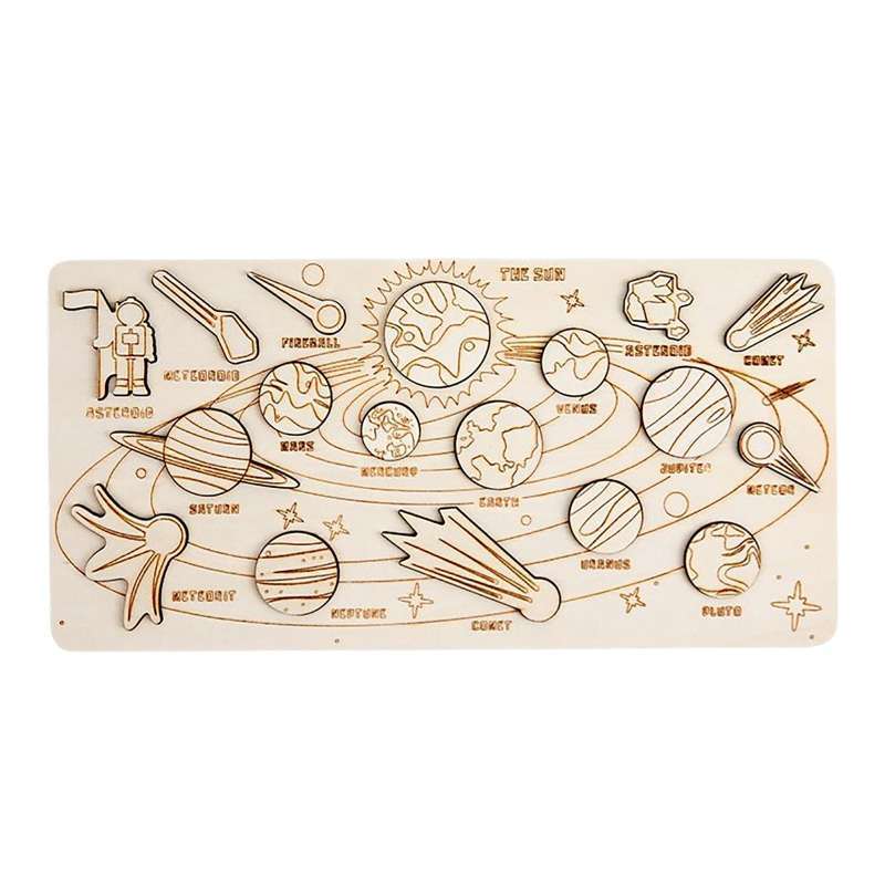 Jual Solar System Board Game Eight Planets School Project Material Kids ...