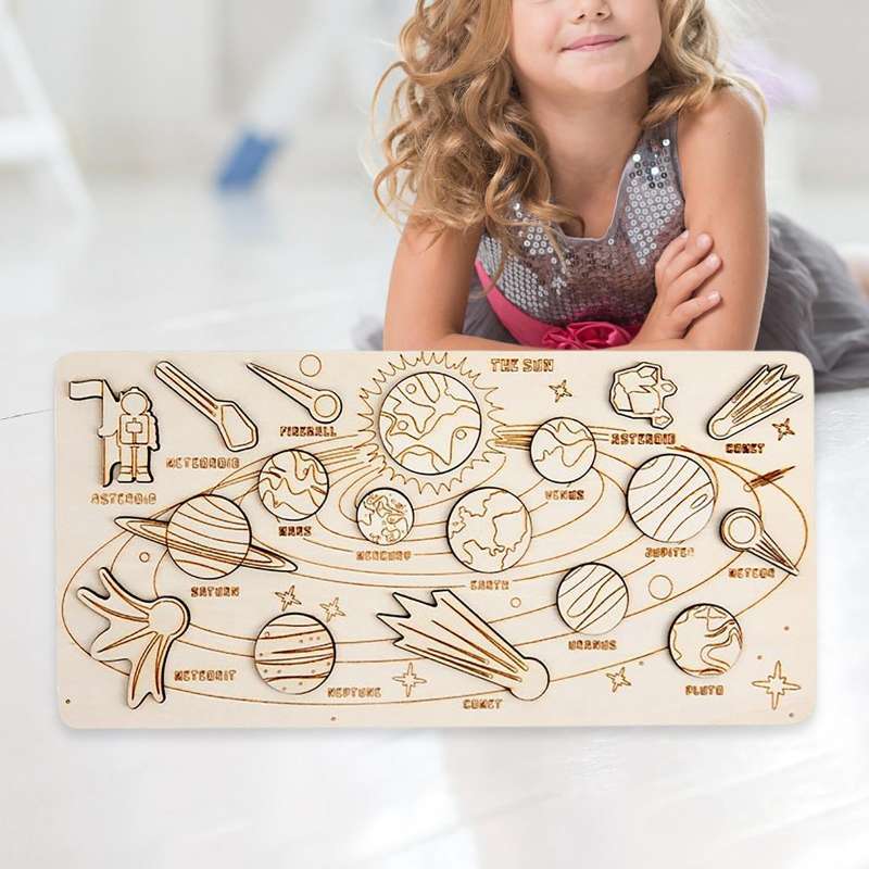 Jual Solar System Board Game Eight Planets School Project Material Kids ...