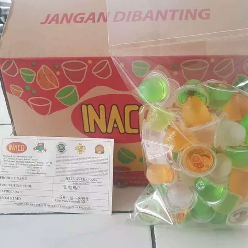 Jual Inaco Jelly Inaco Agar agar cemilan kiloan Cemilan kekinian di ...