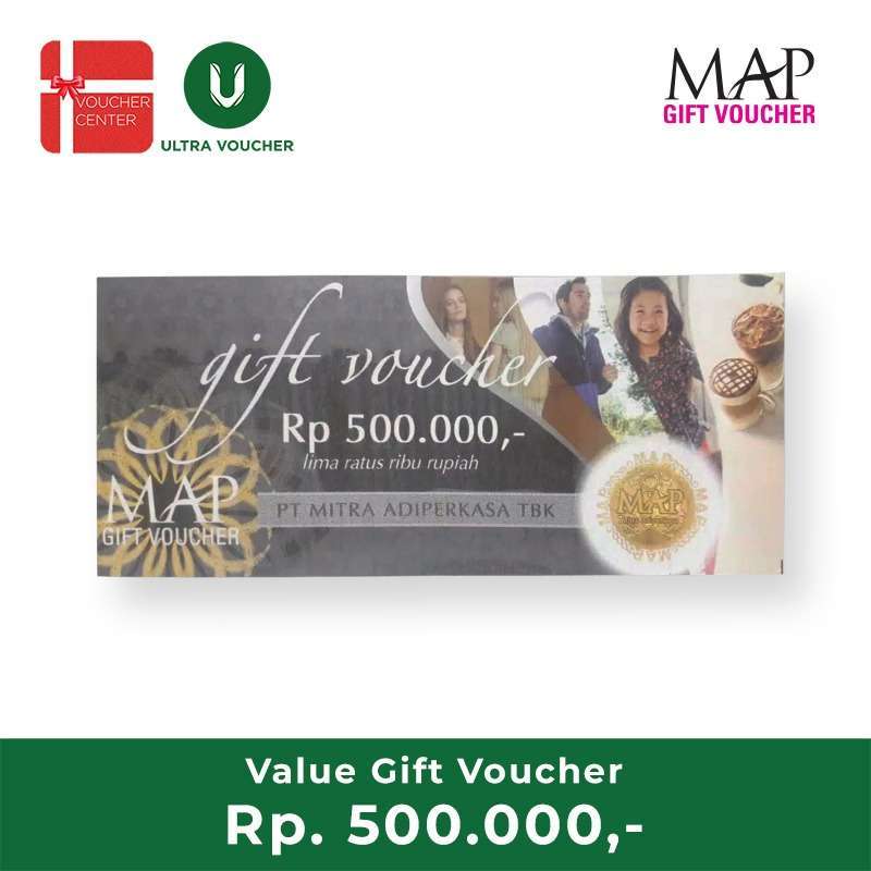 Promo Map - Voucher Fisik Pecahan Rp. 500.000 Diskon 3% Di Seller Ultra ...