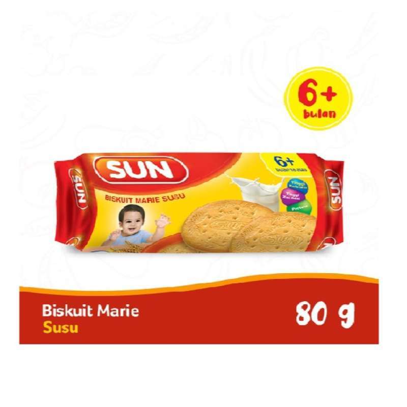 Jual SUN Biskuit Marie 80 gr / 150 gr di Seller Hokky babyshop - Kota ...