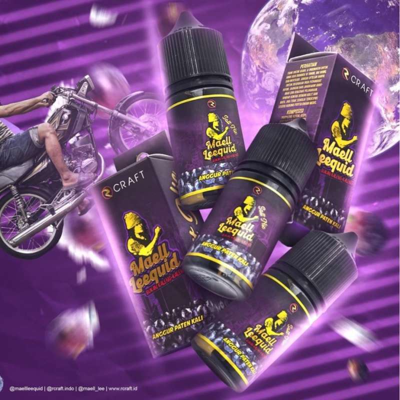 Jual Liquid Maell Lee Anggur paten Saltnic 30ML By Rcraft di Seller ...