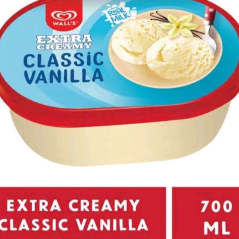 Jual Walls Classic Vanilla 700ml Di Seller Zazakitchen - Ciater, Kota Tangerang Selatan | Blibli