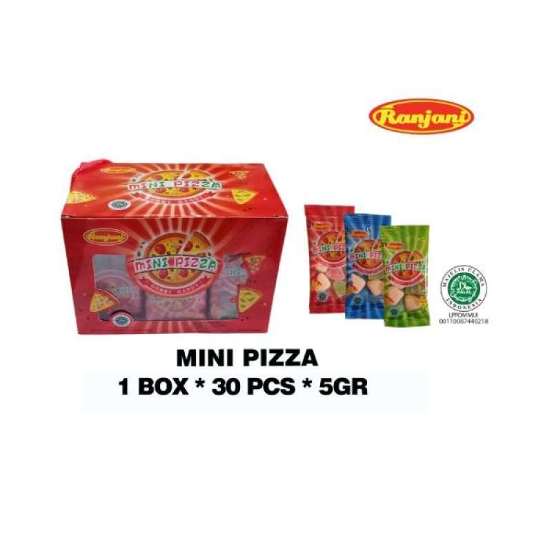 Jual MINI PIZZA GUMMY CANDY ANEKA RASA 1BOX (30PCS x 5 GRAM) di Seller ...