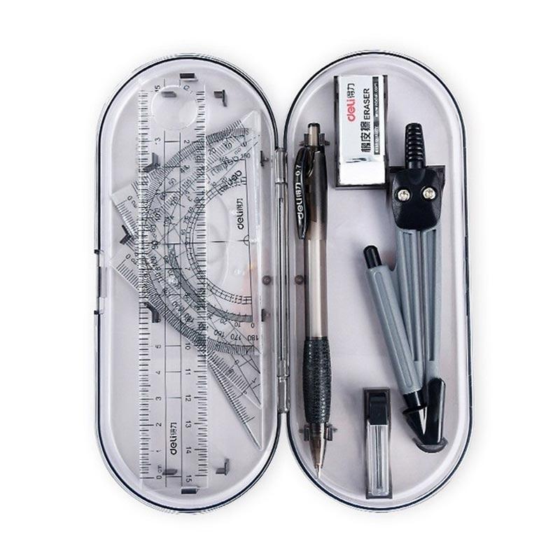 Jual IIT Compasses Ruler Brands Math Set Geometric Drafting Tool Ruler ...
