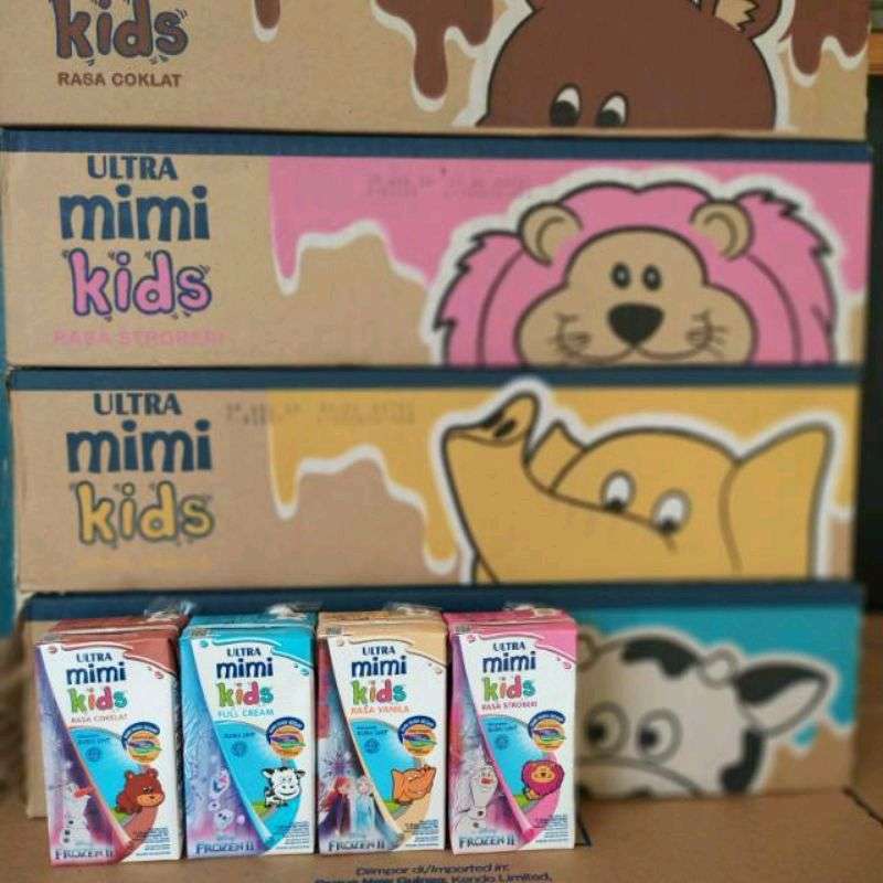 Jual Susu Ultra Mimi Kids (STROBERI) - 125 ml (HARGA SATUAN) di Seller ...