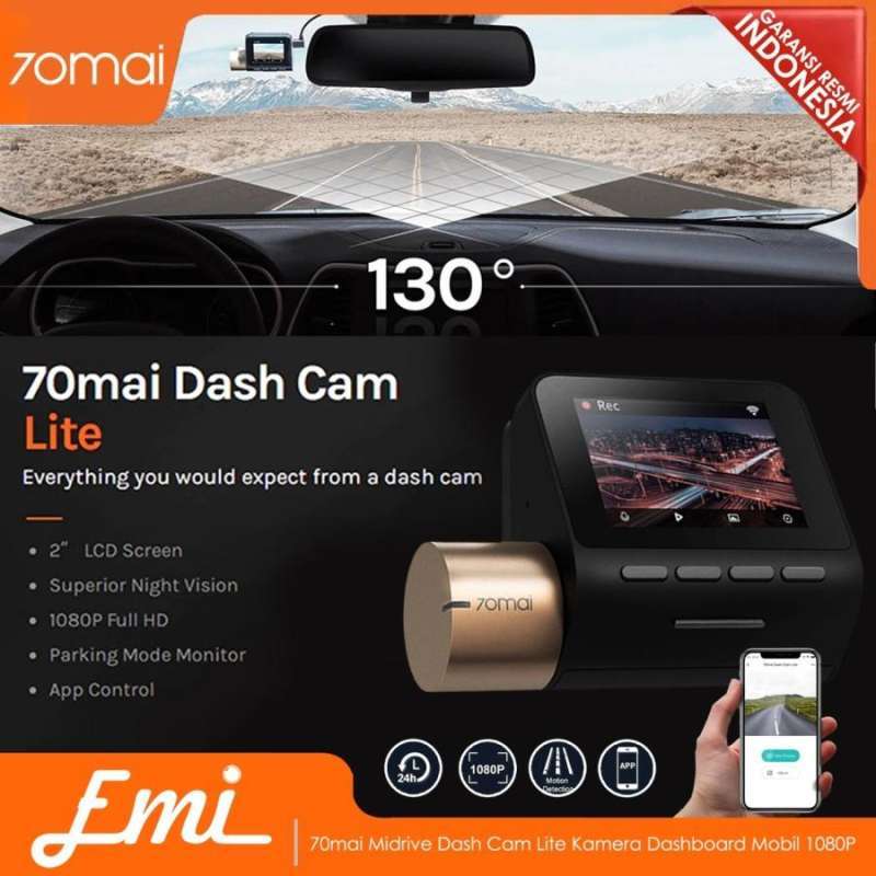 Jual Xiaomi 70mai Midrive Dash Cam Lite Kamera Dashboard Mobil 1080P ...