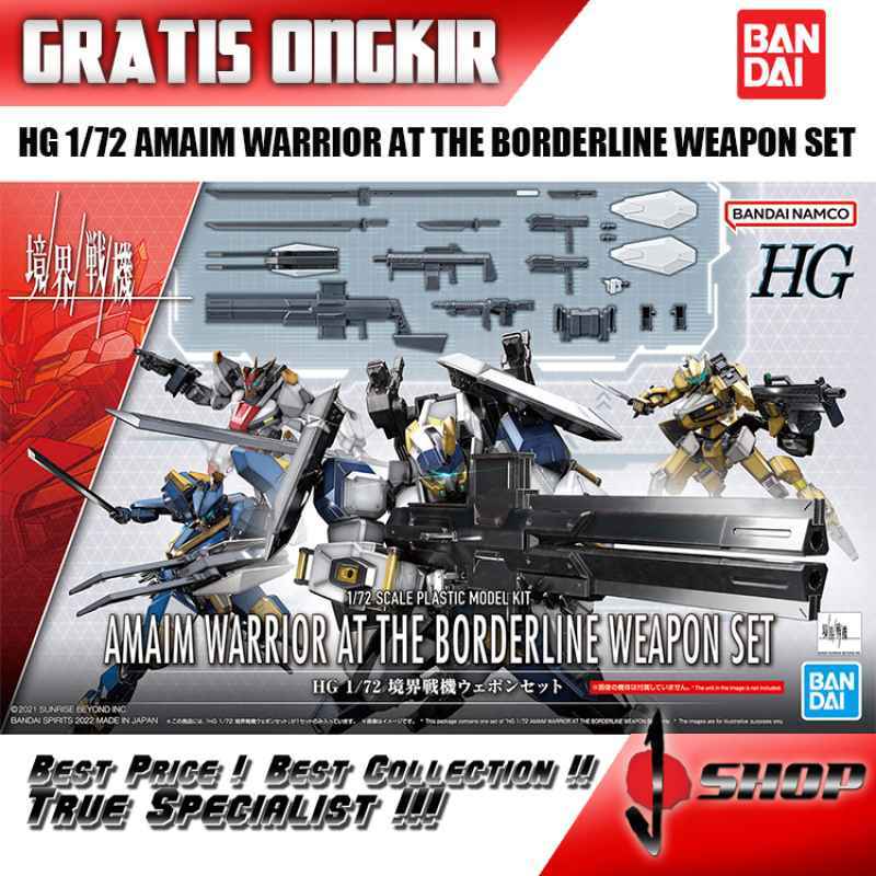 Jual Hg 1/72 - Amaim Warrior At The Borderline Weapon Set Di Seller J-shop Indonesia - Gundam ...