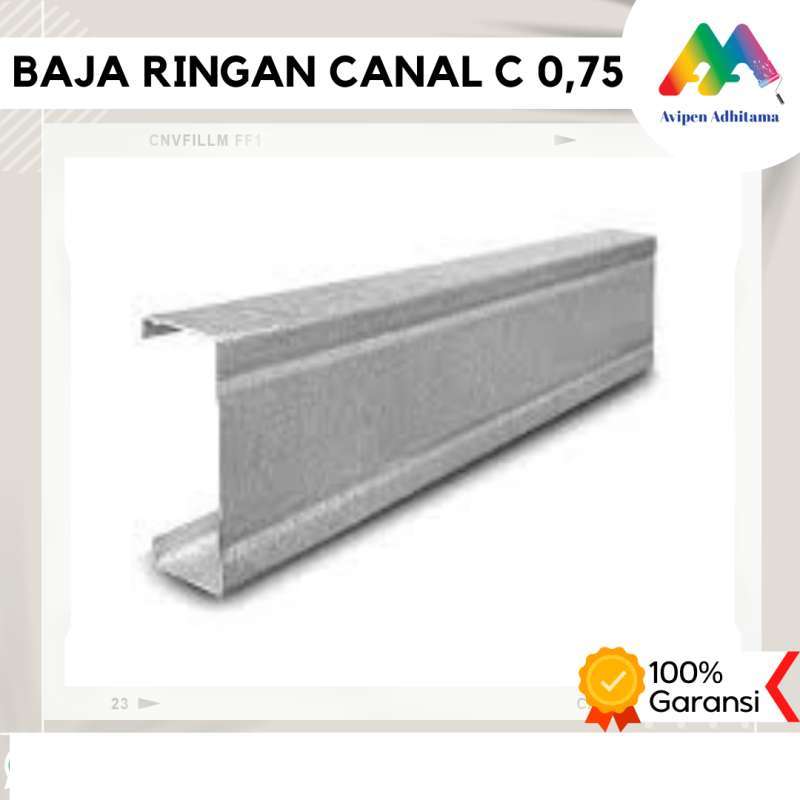 Jual Baja Ringan C75 Canal C 0.75mm Full 6 Meter Termurah Baja Ringan 0 ...