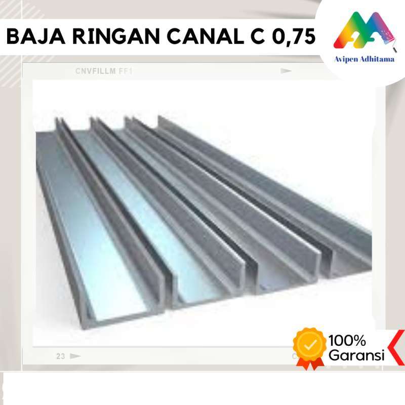 Jual Baja Ringan C75 Canal C 0.75mm Full 6 Meter Termurah Baja Ringan 0 ...