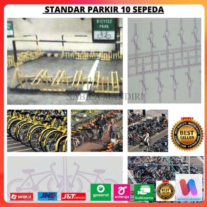 Jual Standar Parkir 10 Dan 20 Sepeda Universal Bike Stand Paddock ...