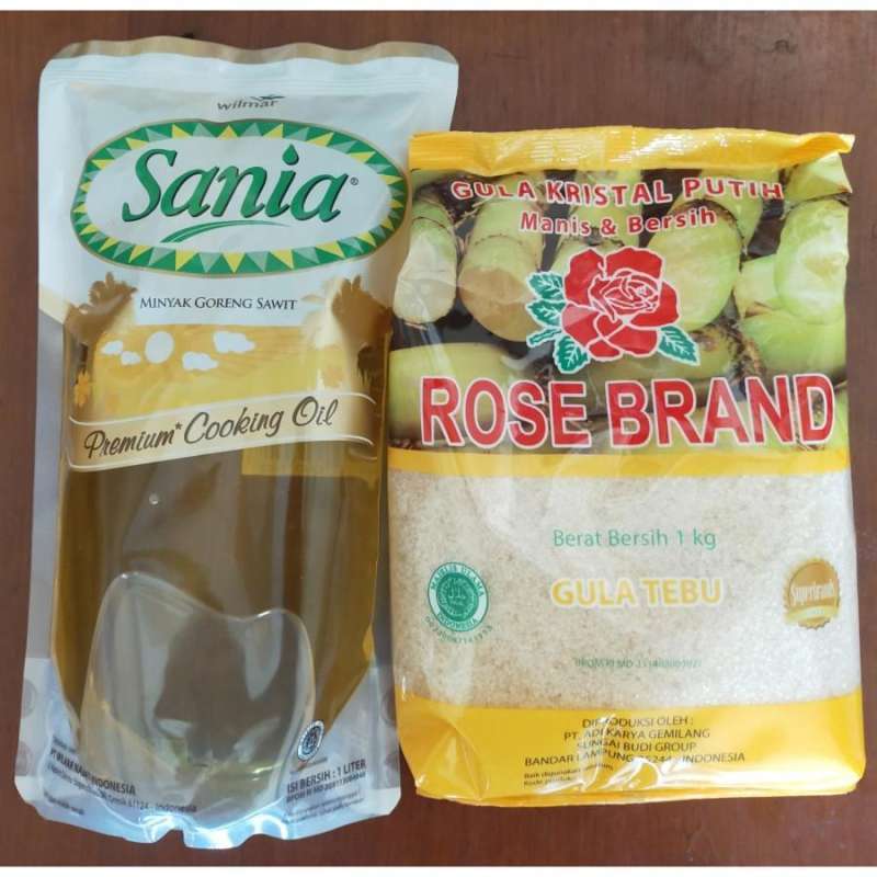Jual Minyak Goreng Sania 1L & Gula Rosebrand 1kg di Seller Berkah ...