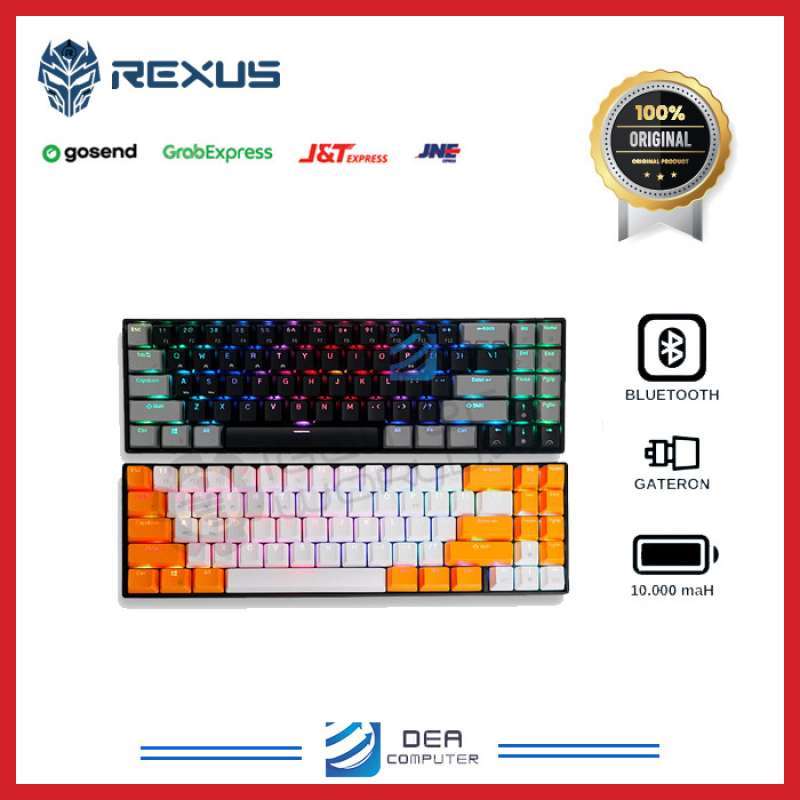 Promo Rexus Daxa M71 Pro Wireless Mechanical Gaming Keyboard Diskon 10% ...