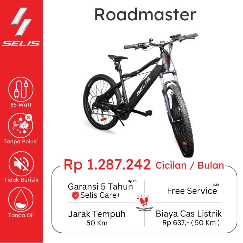 Promo SELIS - eBike Sepeda listrik Roadmaster Diskon 17% di Seller ...