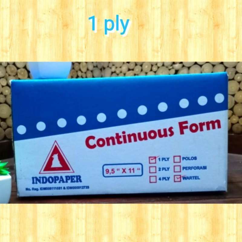 Jual Kertas Continuous Form 1ply Indopaper di Seller Ayabet Ateka - Roa ...
