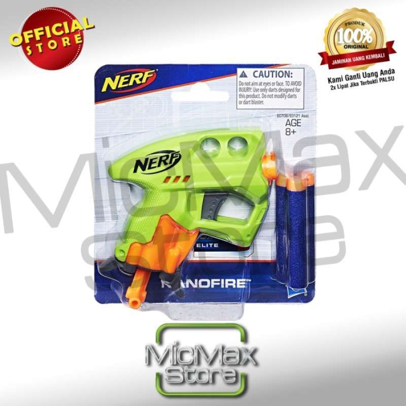 Jual NERF Nanofire - Green / Pistol Nerf / Not Jolt - KECIL tapi ...