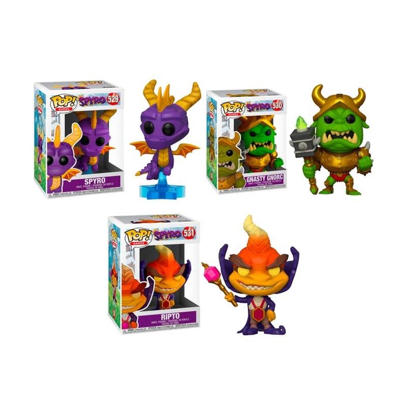 Jual Funko Pop! Games Spyro The Dragon Spyro Flying Gnasty Gnorc Ripto ...