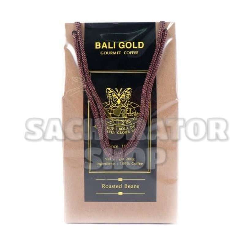 Jual Biji Kopi Bali Butterfly Globe Brand Bali Gold Coffee Beans 200 gr ...