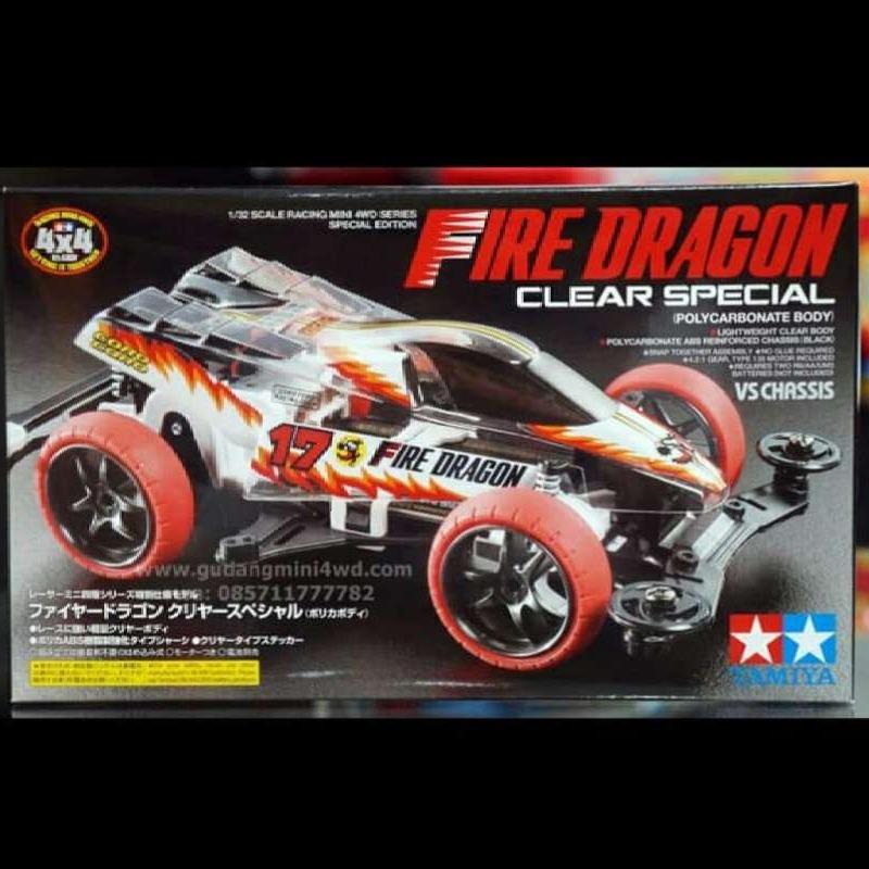 Jual Tamiya mini 4wd Fire Dragon Clear Special di Seller ...