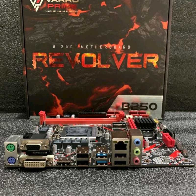 Jual Motherboard Varro B250 Socket Lga 1151 Support Nvme Resmi Di ...