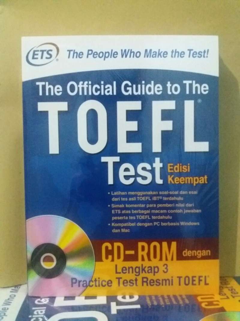 Jual BUKU ETS THE OFFICIAL GUIDE TO THE TOEFL TEST EDISI KEEMPAT + CD ...