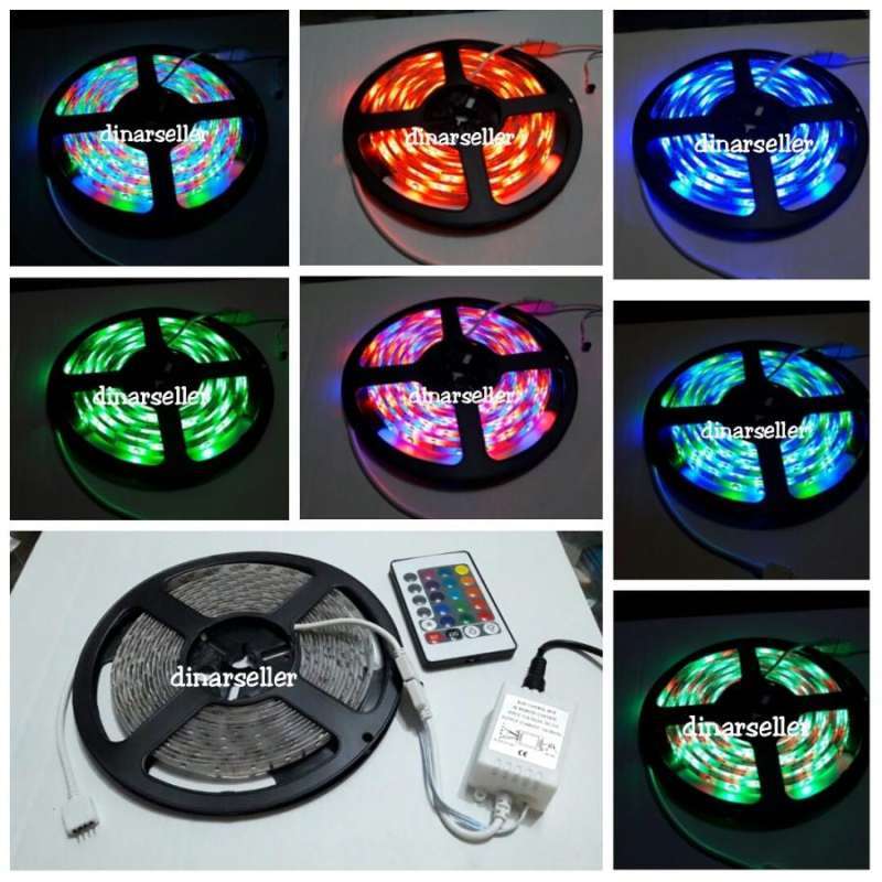 Jual LED STRIP SMD 3528 IP44 GEL OUTDOOR / LAMPU LED STRIP / FLEKSIBEL ...