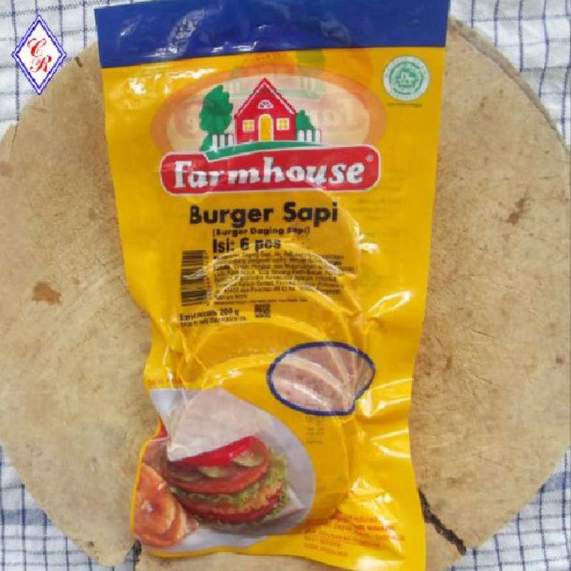 Jual Beef Burger Farmhouse 200gr Burger Daging Sapi di Seller Citra ...