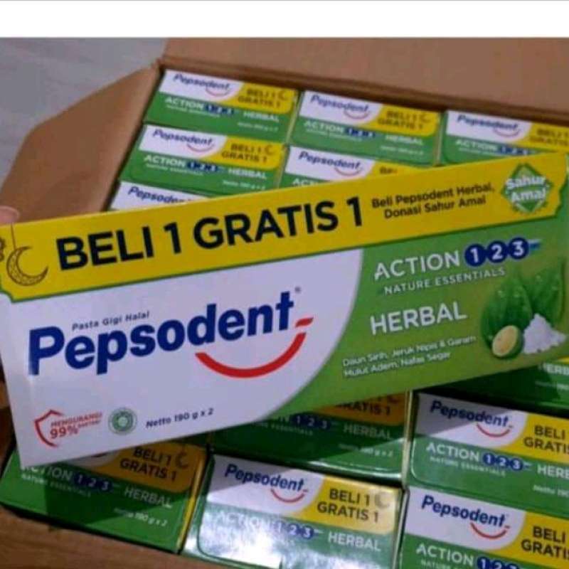 Jual Pepsodent Toothpaste Herbal [190 g] di Seller Rumah kuning - Pacar ...