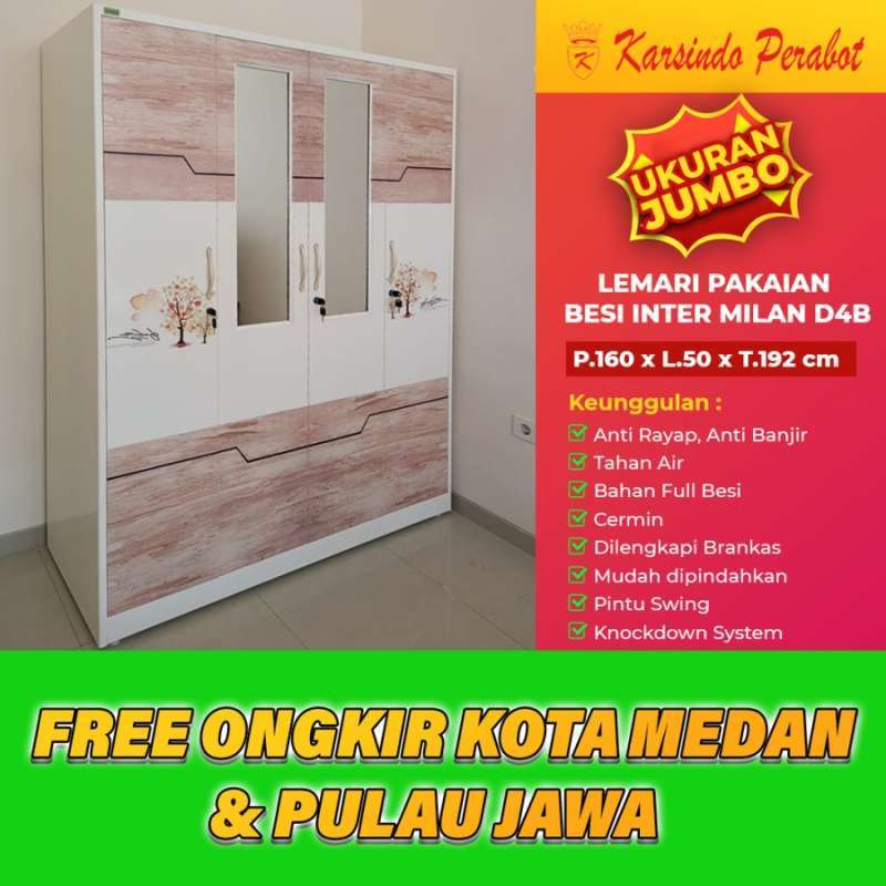 Jual Lemari Besi Pakaian Medan Original Murah - Harga Diskon Januari 2024 | Blibli.com