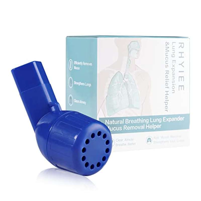 Promo Rhyiee Lung Expansion and Mucus Removal Device, Handheld Breathing Trainers- OPEP Therapy ...