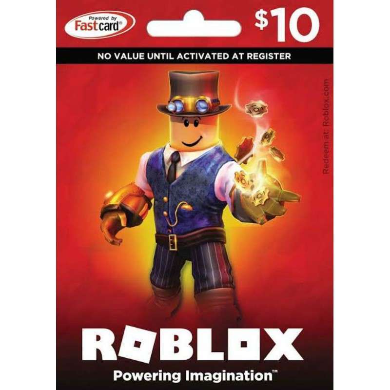Jual Roblox Game Card Gift Cards $10 / 800 Robux [digital Code] Di ...