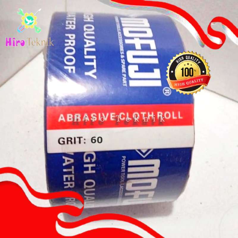 Jual Amplas Roll gulung MOFUJI grit halus dan kasar varian ukuran grit ...