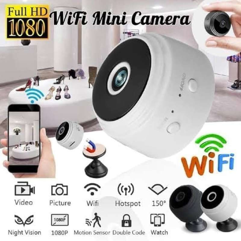 Jual IP CAMERA A9 MINI SPY WIFI HD 1080P SMART CCTV WIRELESS KAMERA IR ...