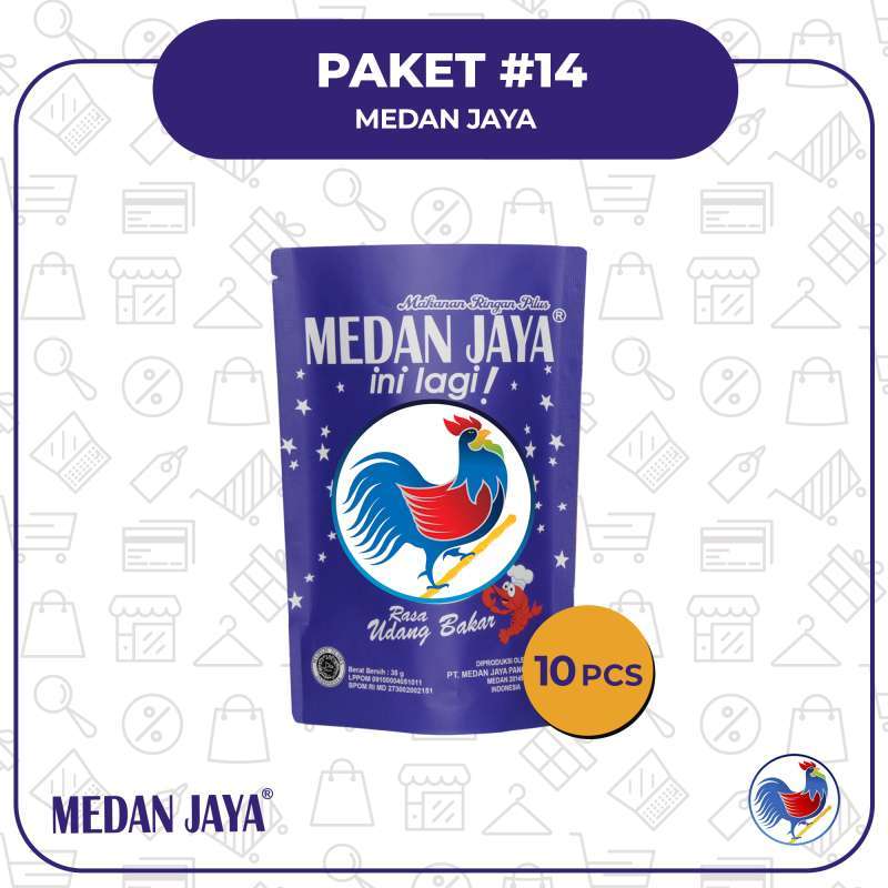 Promo Medan Jaya 'Ini Lagi' Rasa Udang Bakar 35 Gr - 10 Pcs Diskon 50% ...