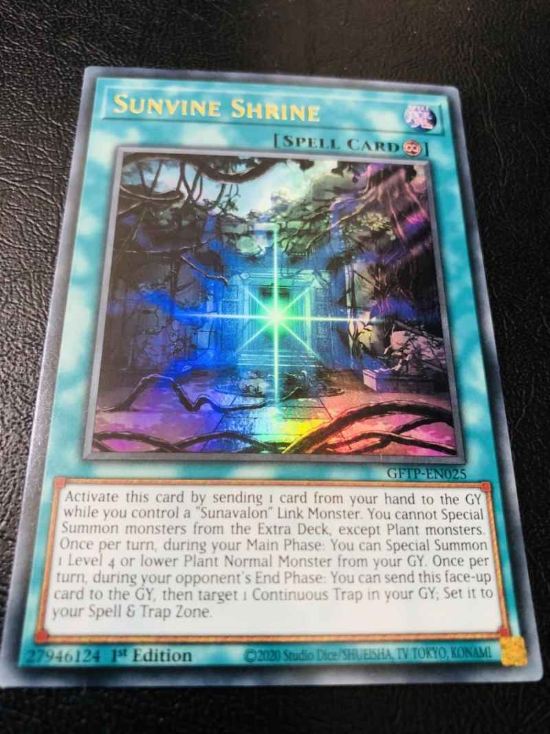 Jual Kartu Yugioh Original Sunvine Shrine Ultra Rare di Seller antique ...