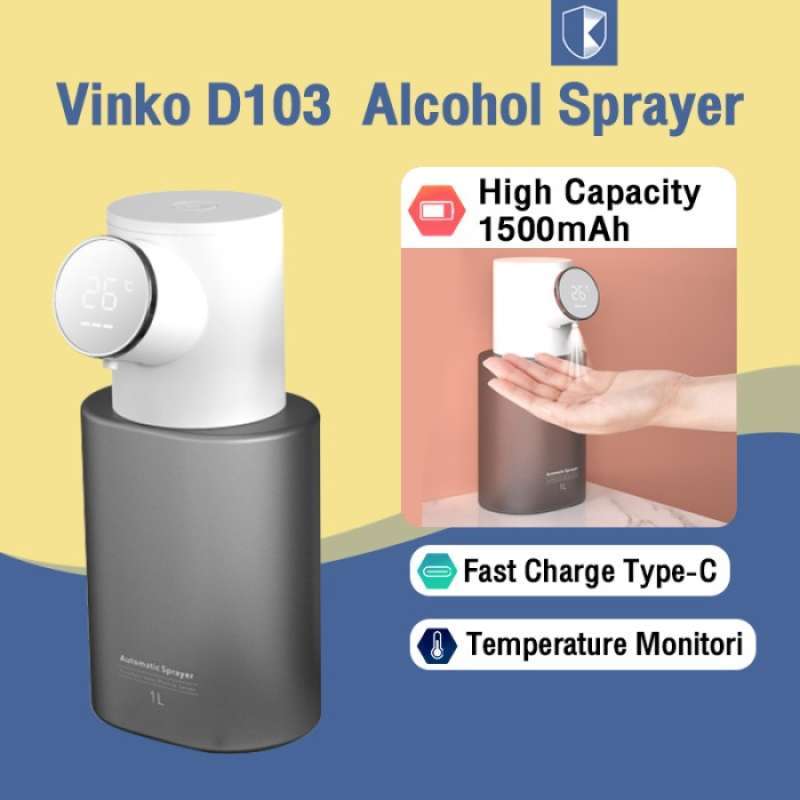 Promo Vinko D103 Automatic Alcohol Sprayer Dispenser Automatic K5 - Putih Diskon 10% di Seller ...