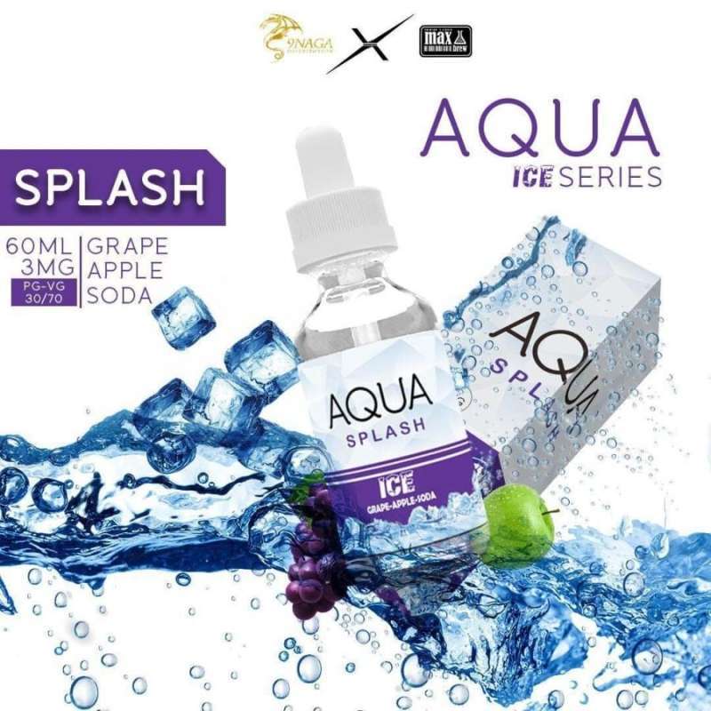 Jual Aqua Splash ICE 9Naga 60ML by Max Brew x 9Naga 100% Authentic di ...