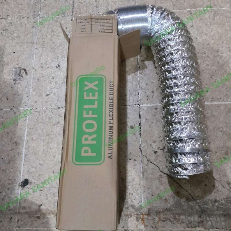 Jual Pipa Exhaust Fan Alumunium 4 Inchi / Pipa Cerobong Asap / Pipa Ac ...